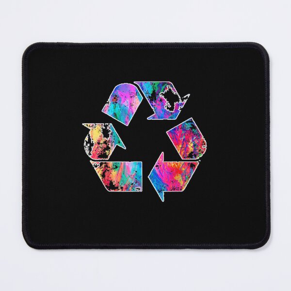 "Earth Day Vintage Recycle Reduce Reuse Waste Logo" Mouse Pad by ...