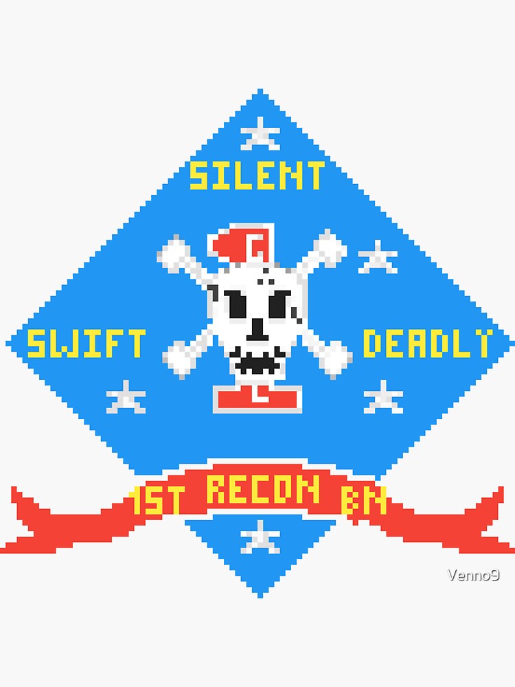 "1st Recon Battalion " Sticker by Venno9 | Redbubble
