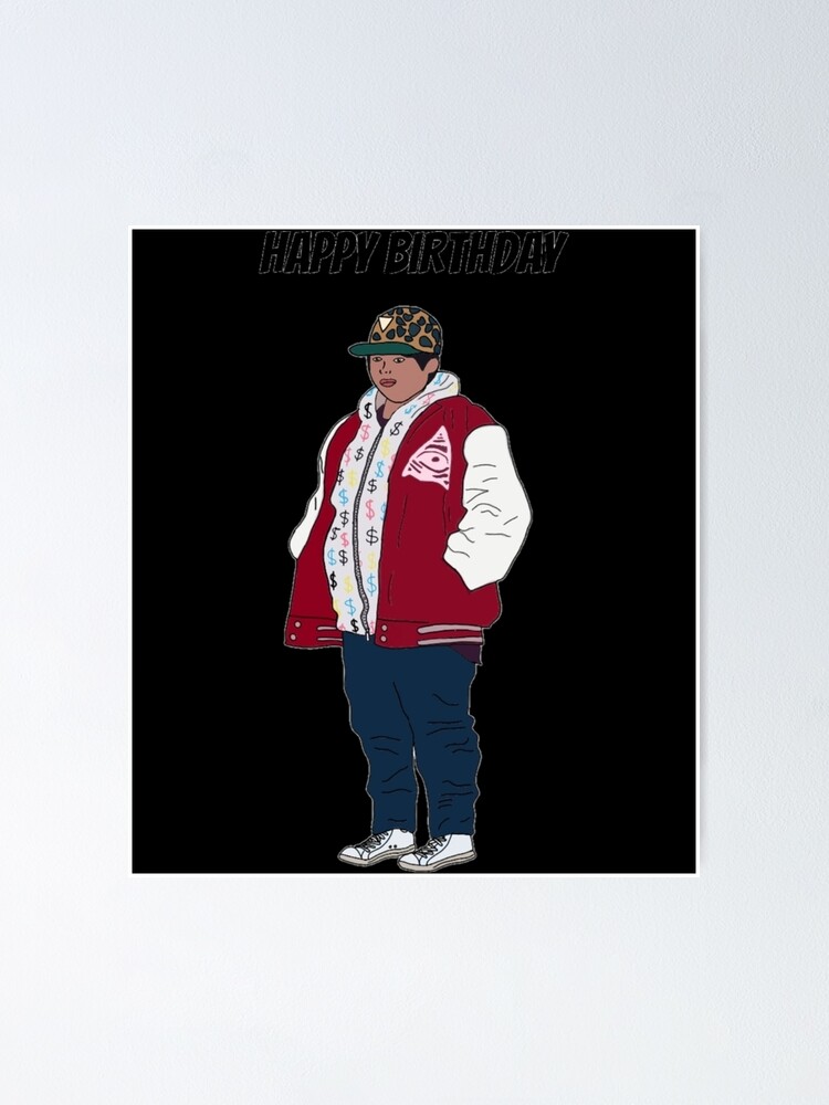 "Ricky Baker Hunt For The Wilderpeople Happy Birthday Sticker" Poster ...