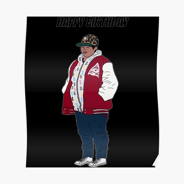 "Ricky Baker Hunt For The Wilderpeople Happy Birthday Sticker" Poster ...
