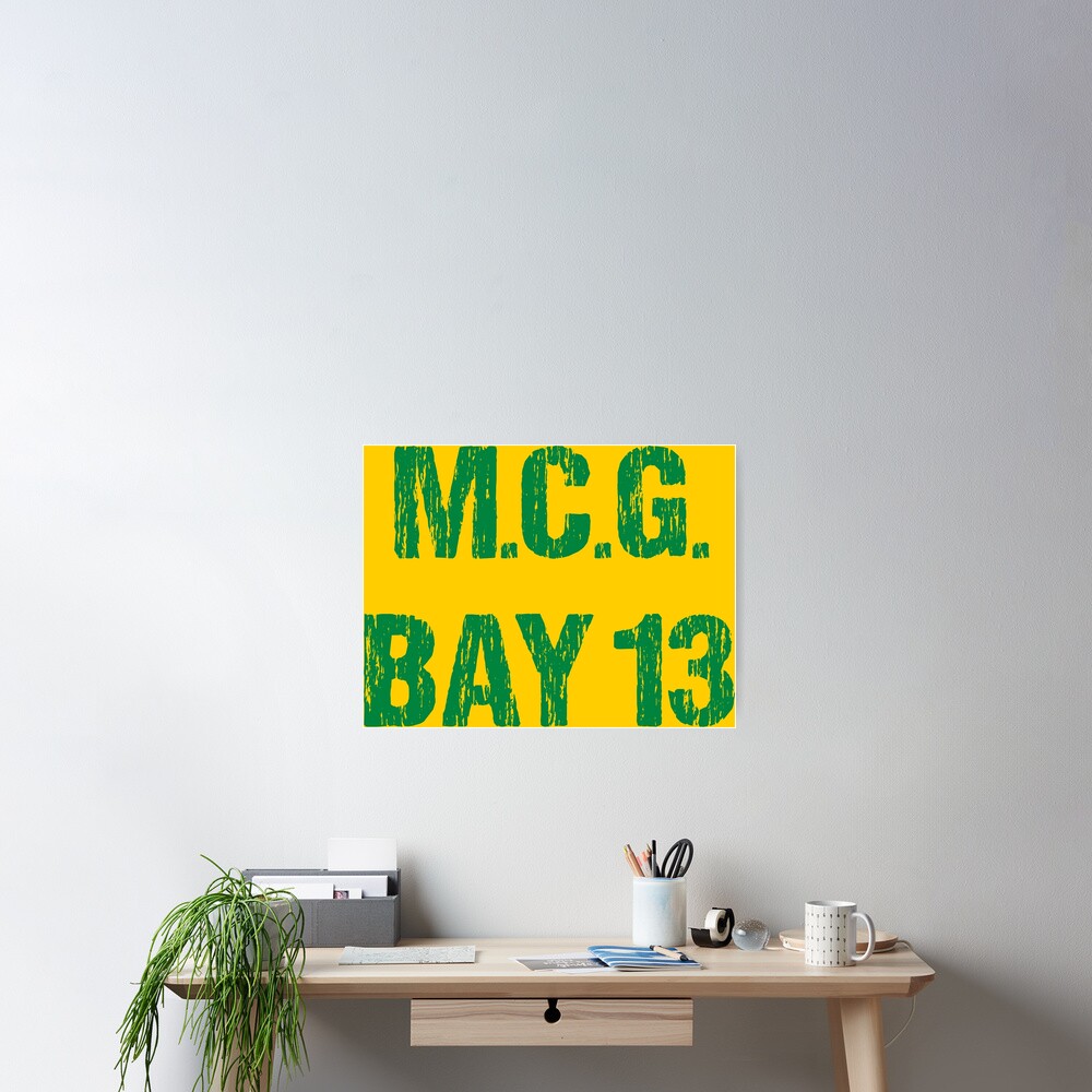 "MCG BAY 13" Poster for Sale by DomGDesign | Redbubble