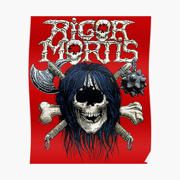 "Rigor Mortis - Classic Old School Thrash Death Heavy Metal" Poster for ...