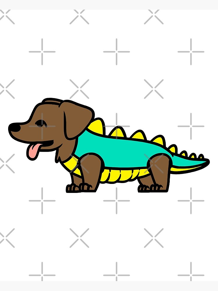 Lámina fotográfica «Perro dragón lindo de dibujos animados» de cartoon ...