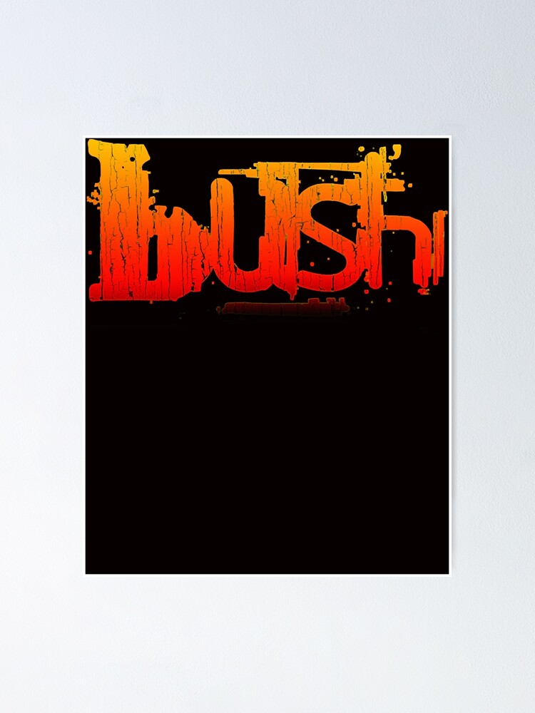 "Bush band logo" Poster for Sale by militarylawn | Redbubble