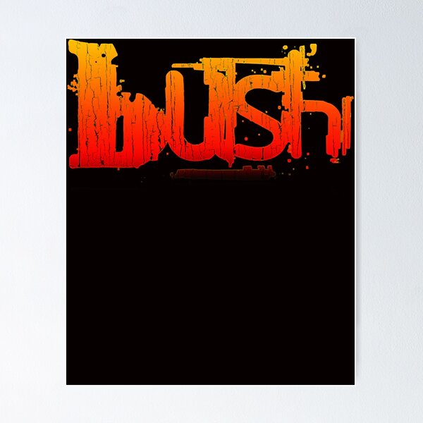 "Bush band logo" Poster for Sale by militarylawn | Redbubble