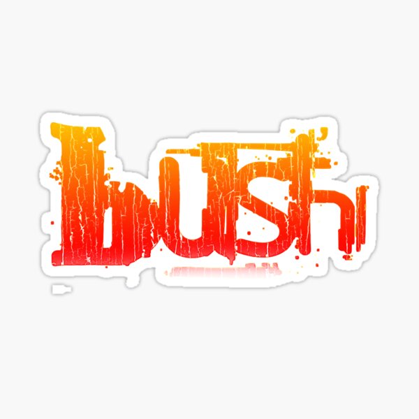 "Bush band logo" Sticker for Sale by militarylawn | Redbubble