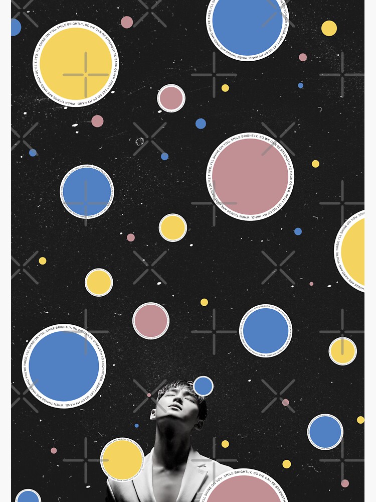 "Kim Mingyu - Fallin' Flower " Sticker by WOOGYU | Redbubble