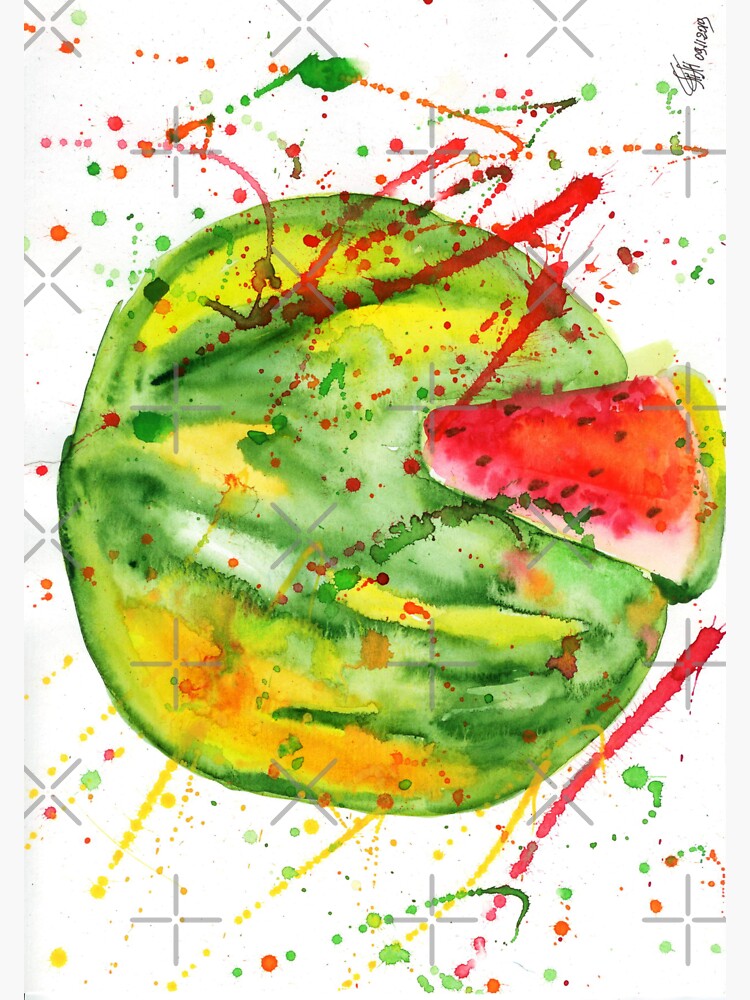 "Cheerful, positive watermelon " Sticker for Sale by TasseCreative ...