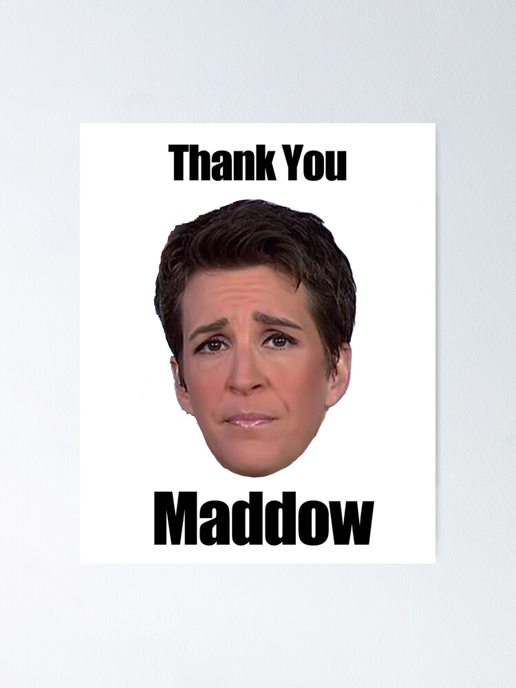 "Rachel Maddow #3" Poster by finlaysonart | Redbubble