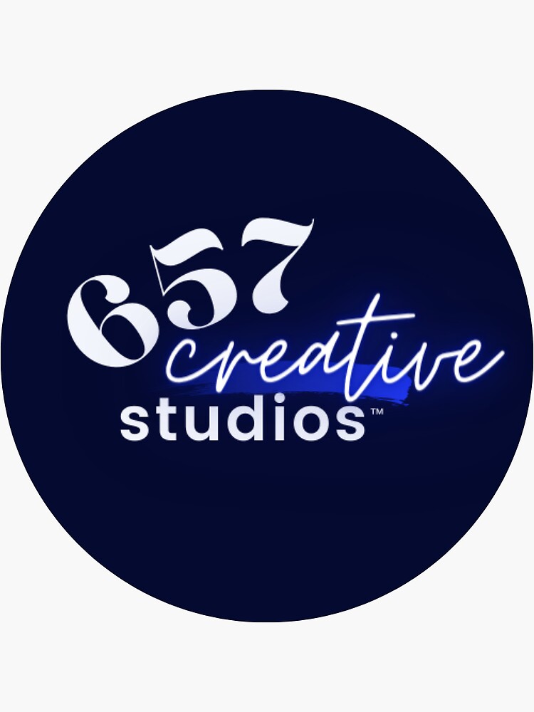 "OG 657 Creative Studios LLC™ Circle Logo" Sticker by hello657studios ...