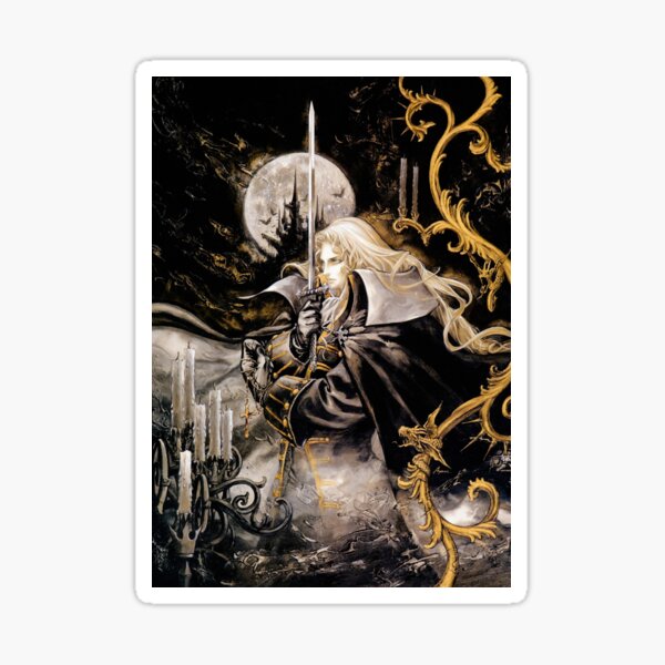 "Castlevania Alucard" Sticker by carolynhines | Redbubble