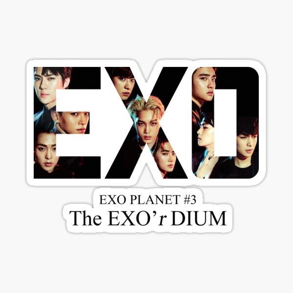 "Exo'rdium - Exo" Sticker by vargasaneliz | Redbubble