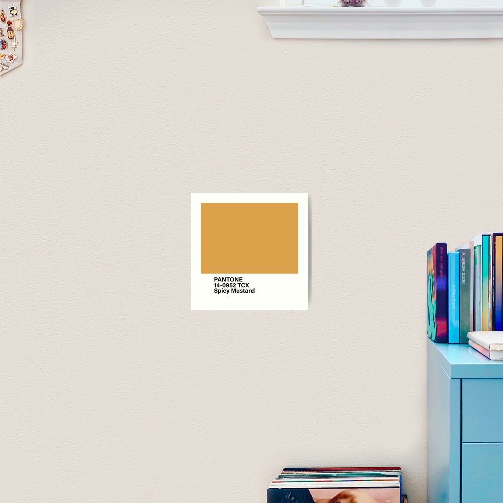 "PANTONE 14-0952 TCX Spicy Mustard" Poster for Sale by princessmi-com ...