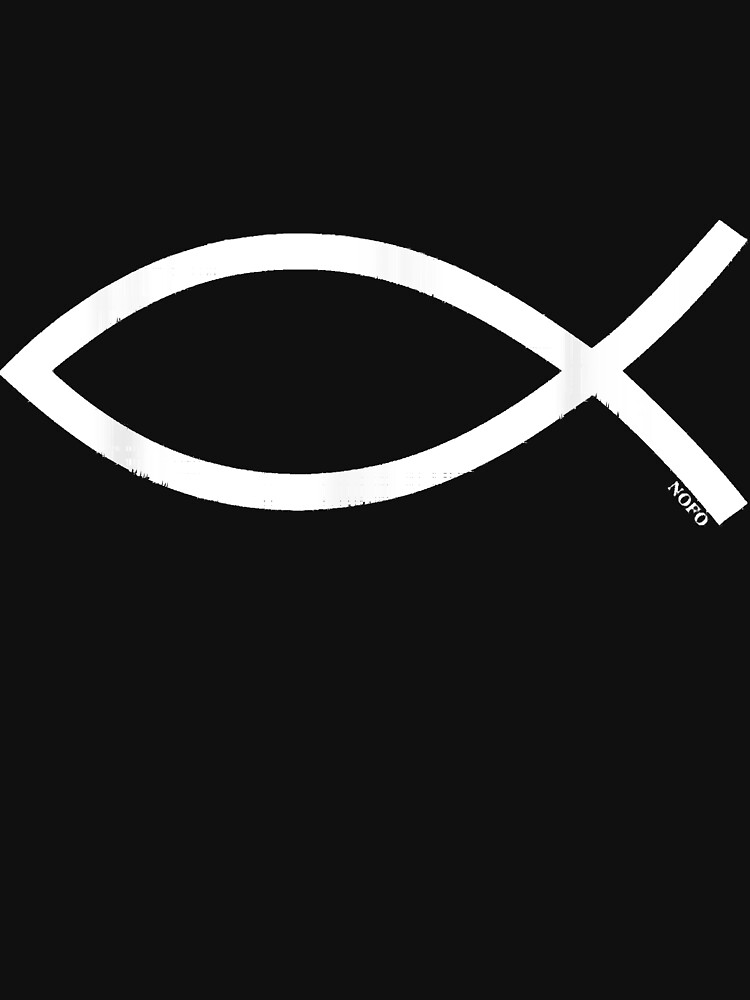 "Ichthys Ichthus Christian Symbol Jesus Fish" Essential T-Shirt for ...