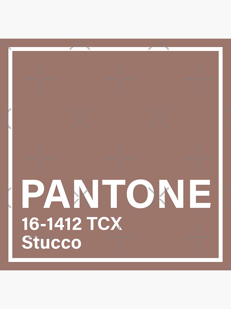 Pegatina «PANTONE 16-1412 TCX Estuco» de princessmi-com | Redbubble