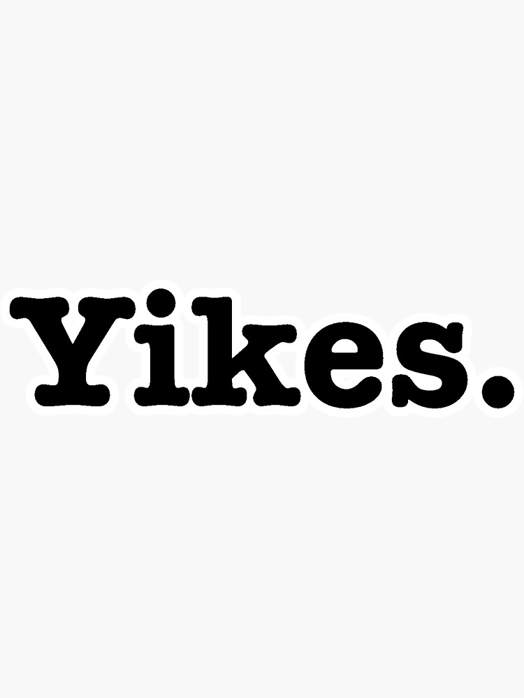 "Yikes Design" Sticker by GokottaOfficial | Redbubble