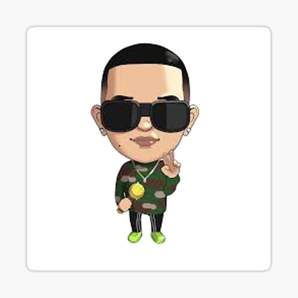 " daddy yankee animation art " Sticker by belleo234 | Redbubble