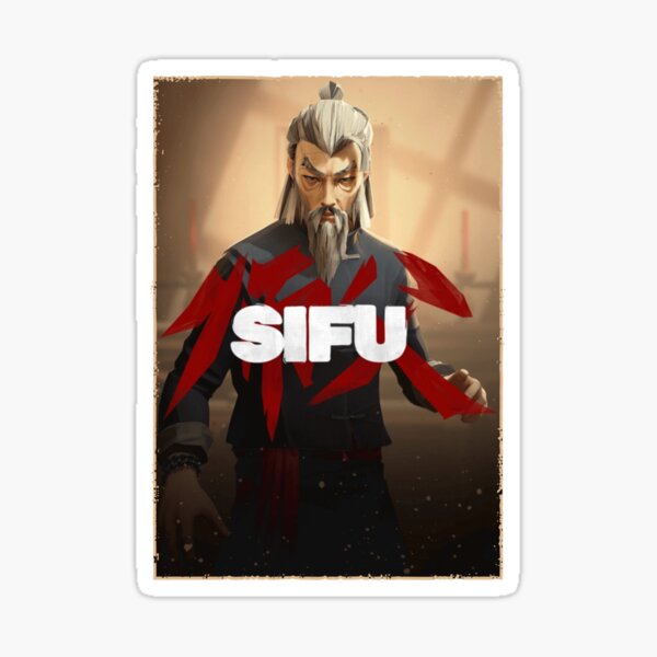 "Sifu " Sticker by CarolgriffinArt | Redbubble