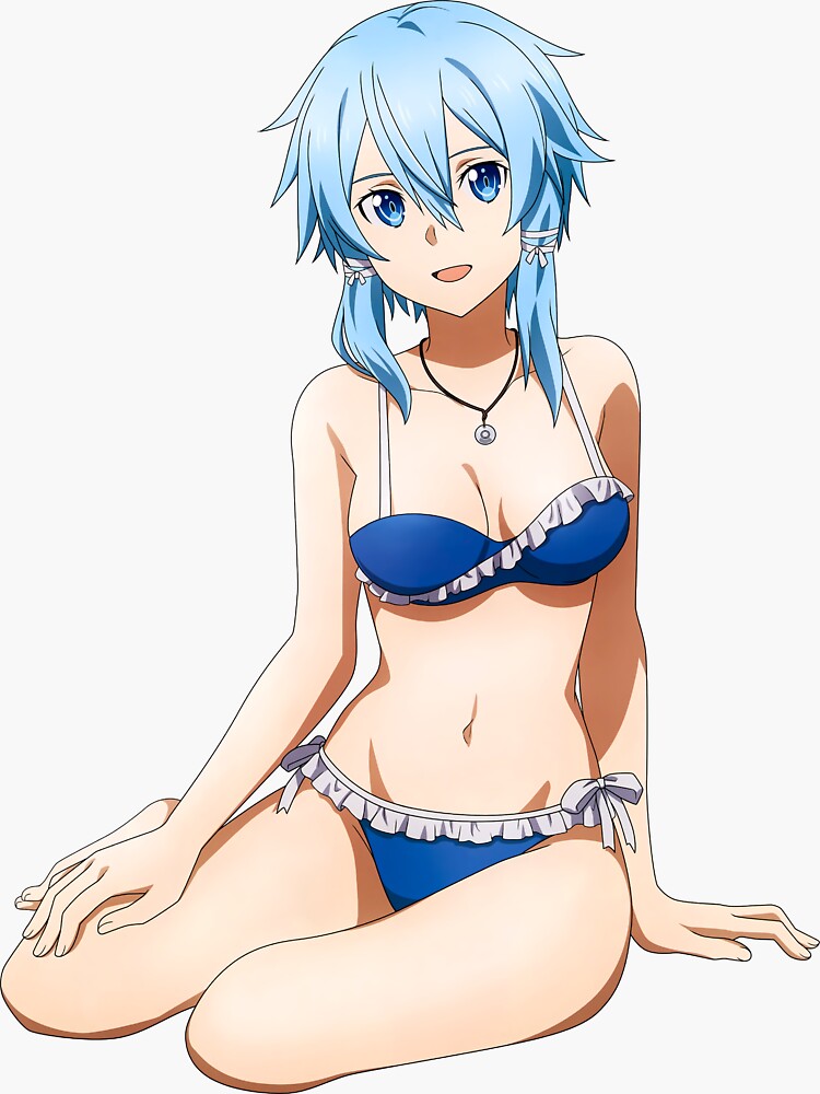 "Sexy Sinon (Asada Shino) Bikini Lewd (Sword Art Online GGO Hot Hentai)" Sticker von ...