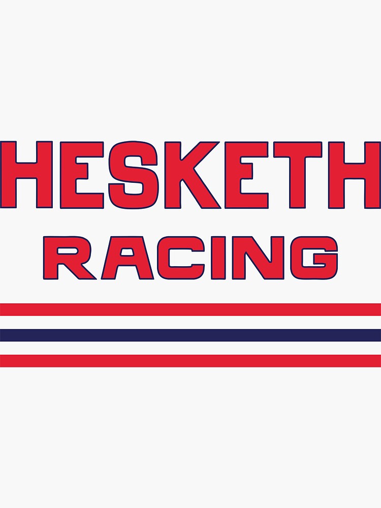 "JAMES HUNT" Sticker by DebraHallman | Redbubble