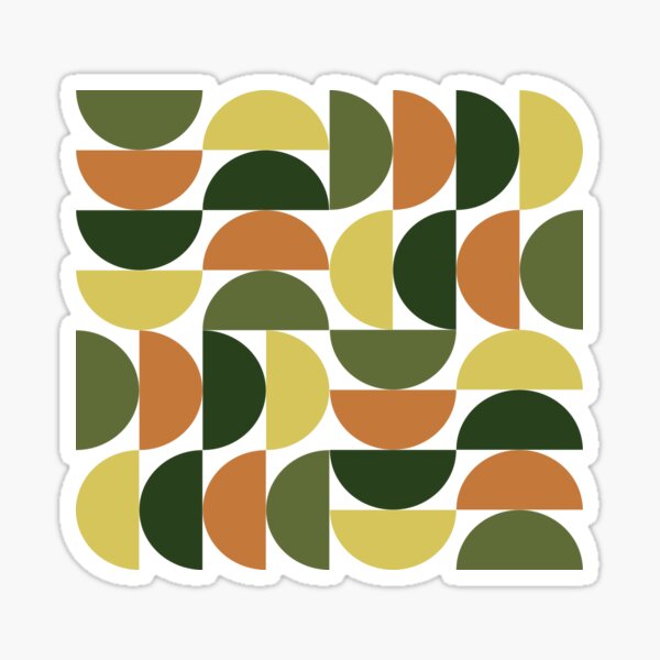 "70s Retro Pattern #15" Sticker by The-Franky-Shop | Redbubble