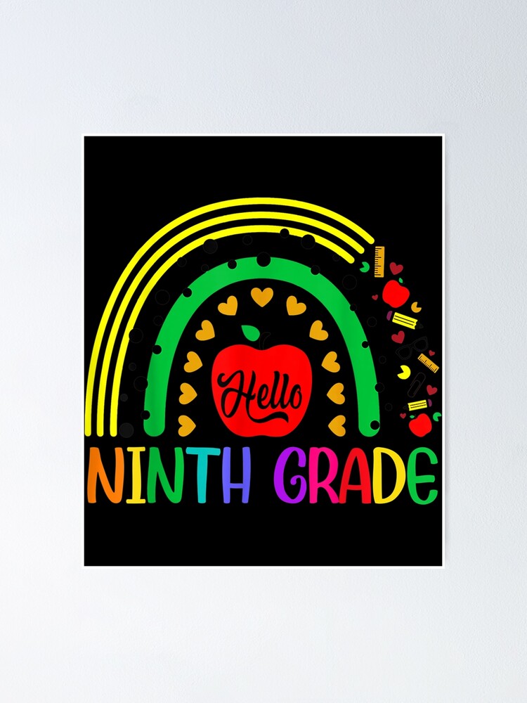 Poster « Bonjour l'équipe de neuvième année Bonne première journée d ...