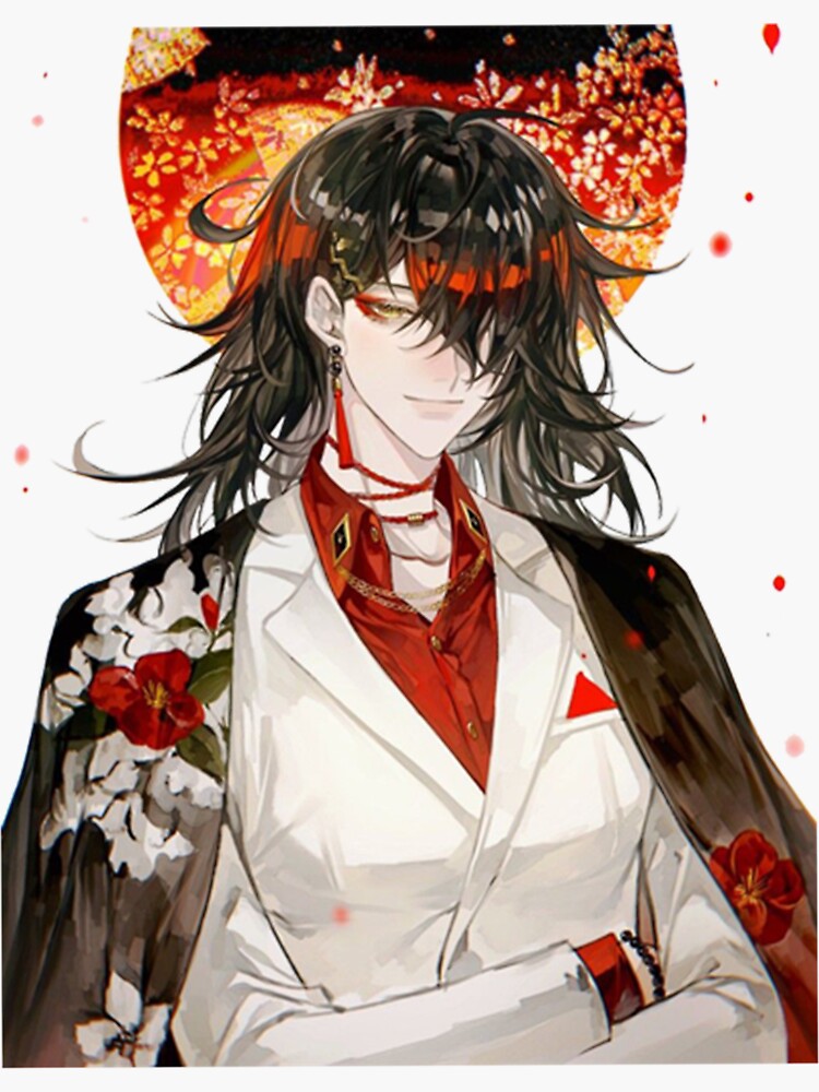 "Nijisanji - Vox Akuma " Sticker by SouthernThread | Redbubble