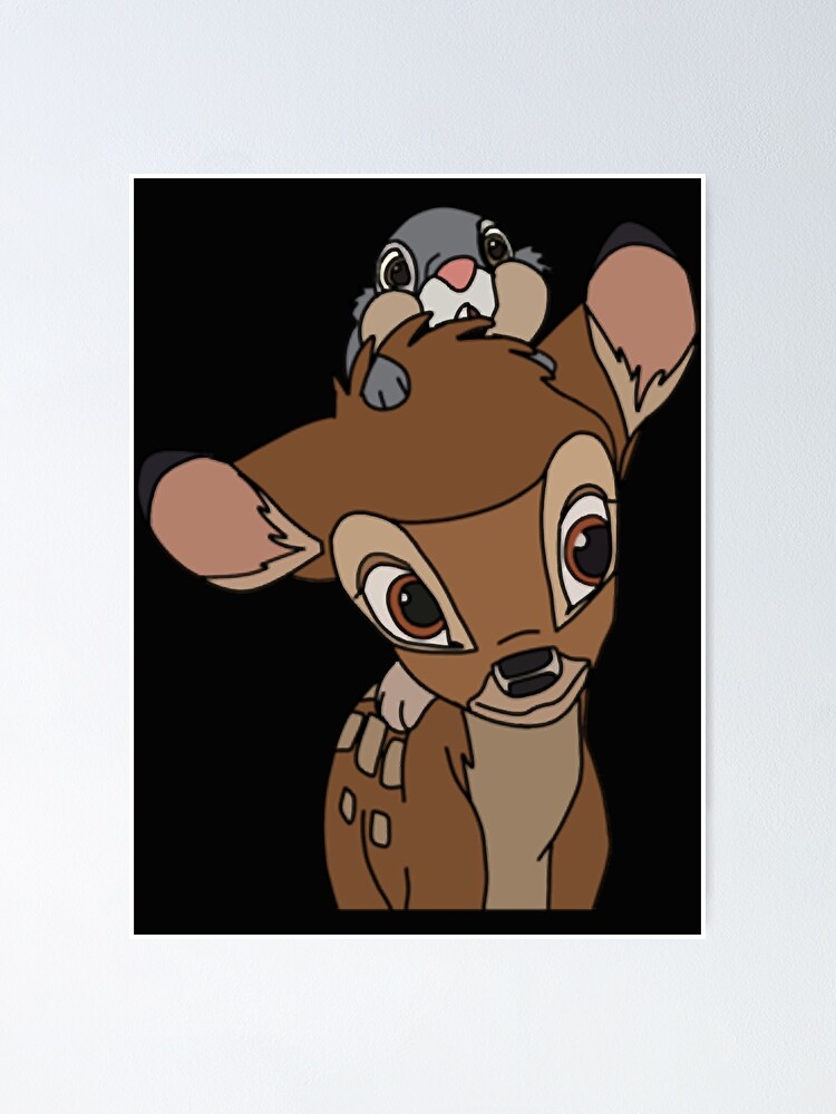 "Bambi And Thumper" Poster for Sale by wraypressleyyfa | Redbubble