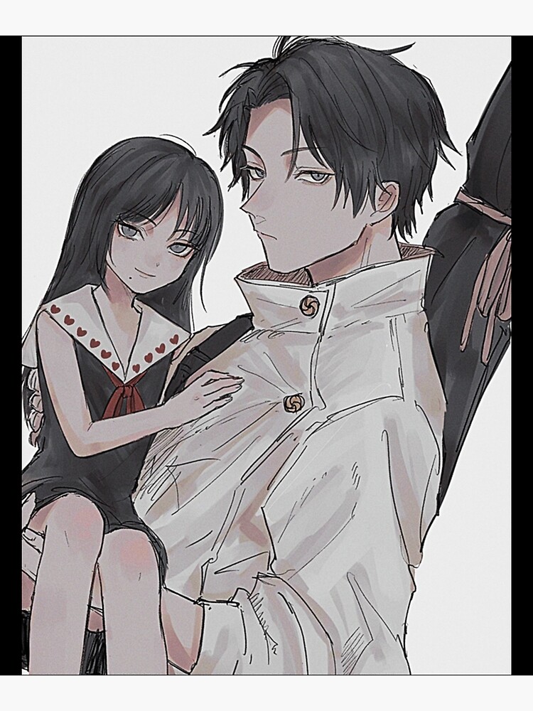 "Yuta and Rika - Jujutsu Kaisen Art " Poster by Darkballlon | Redbubble