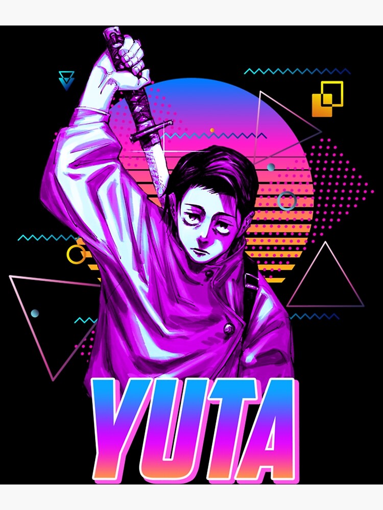 "Yuta Okkotsu - Retro Art " Poster for Sale by Darkballlon | Redbubble