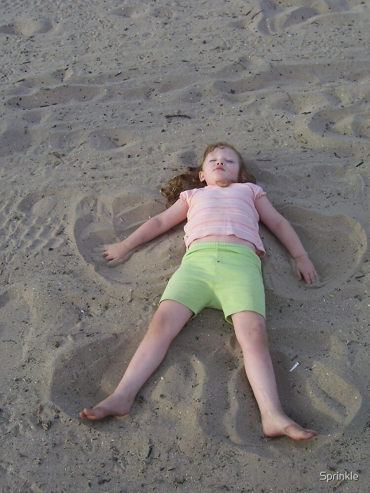 "Angel in the Sand" by Sprinkle | Redbubble