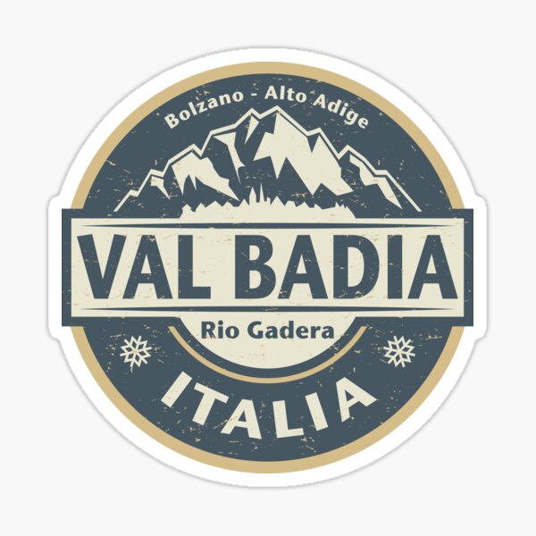 "Val Badia, Italy" Sticker by studio838 | Redbubble