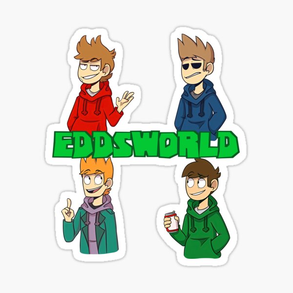 "Eddsworld" Sticker by d2p3j6l21 | Redbubble