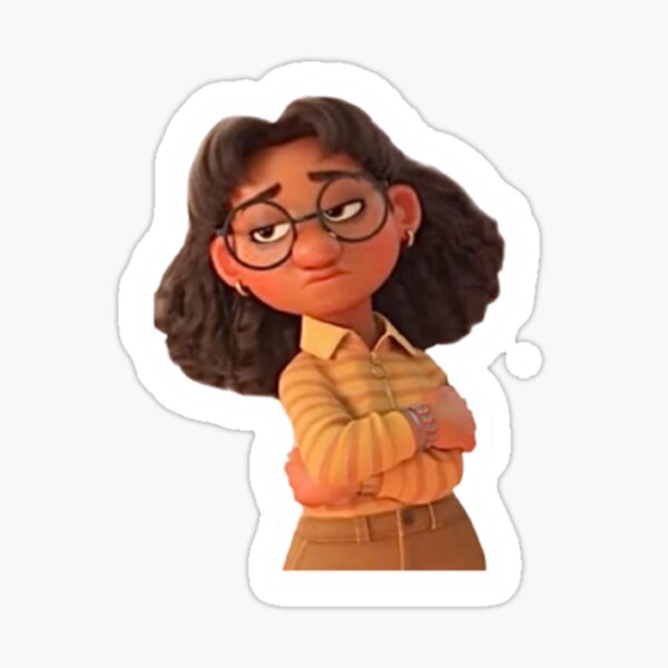 "Miriam Turning Red " Sticker by travisjonathan | Redbubble