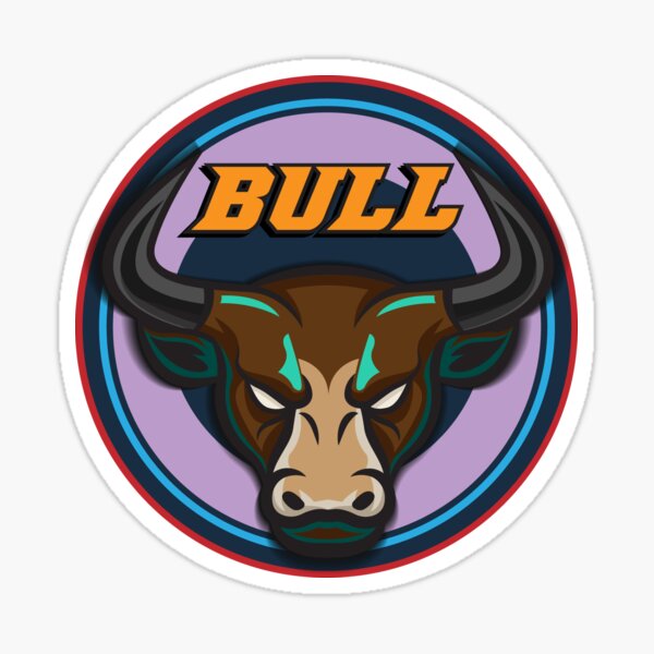 "Angry bull" Sticker by PODapparel | Redbubble