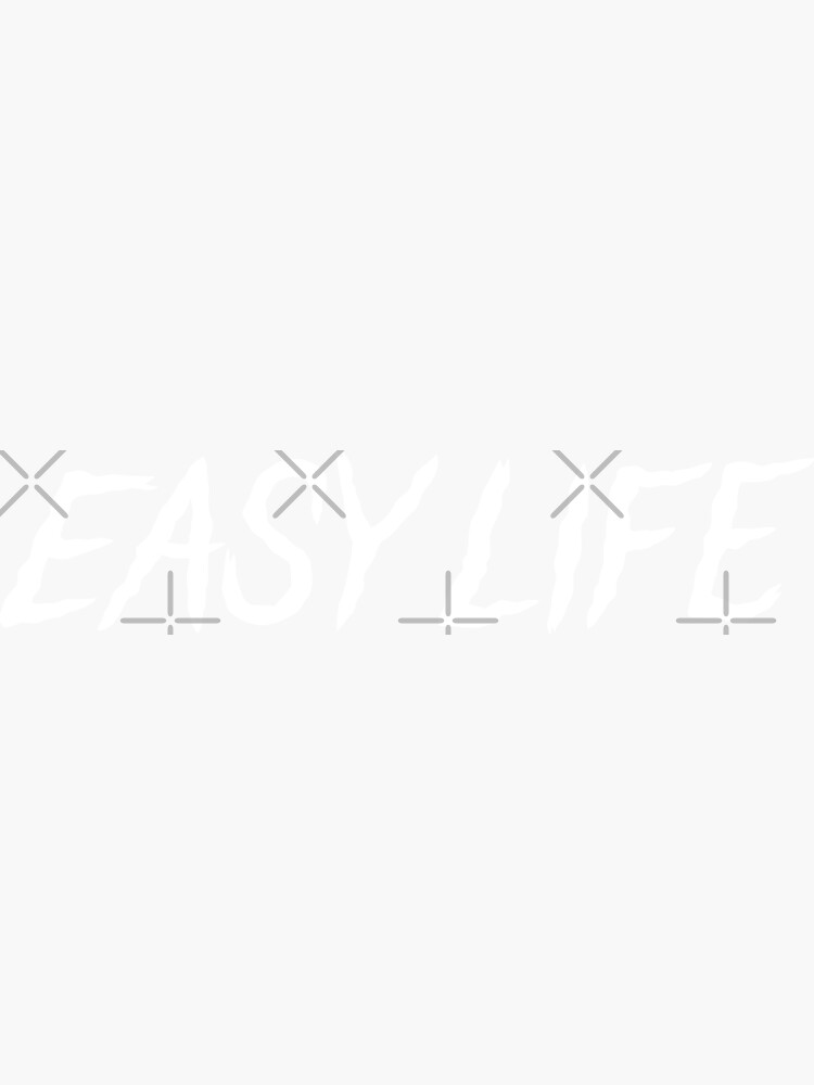 "Easy Life Merch Easy Life Logo" Sticker by SulaRiam | Redbubble