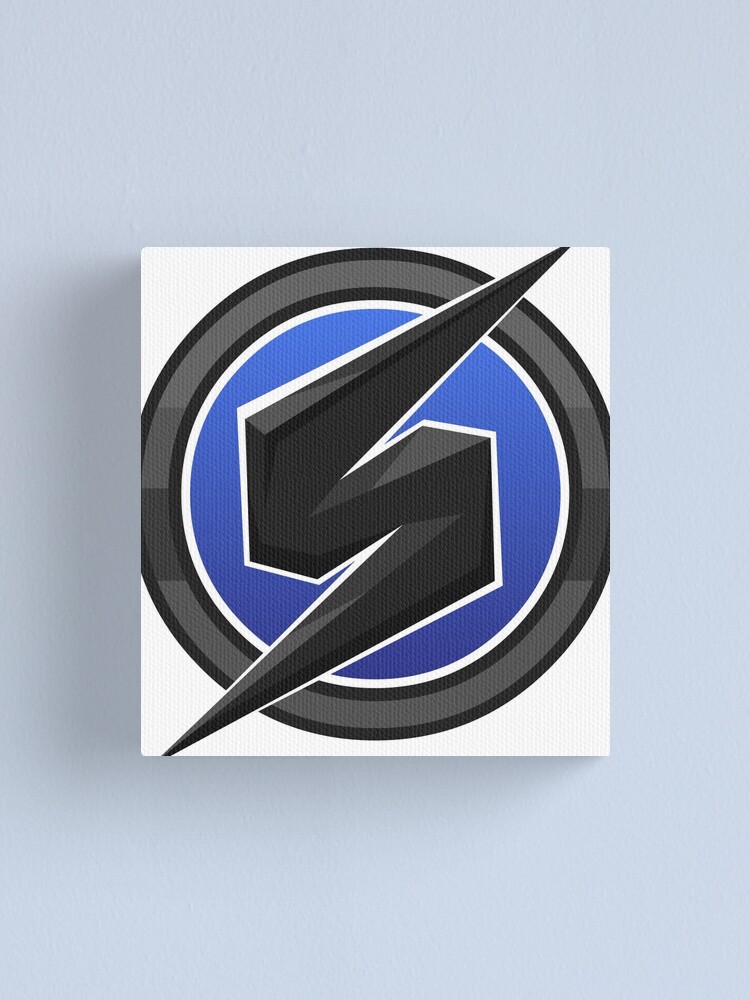"Metroid Prime Dark Samus Logo Vector" Canvas Print by Keakle | Redbubble