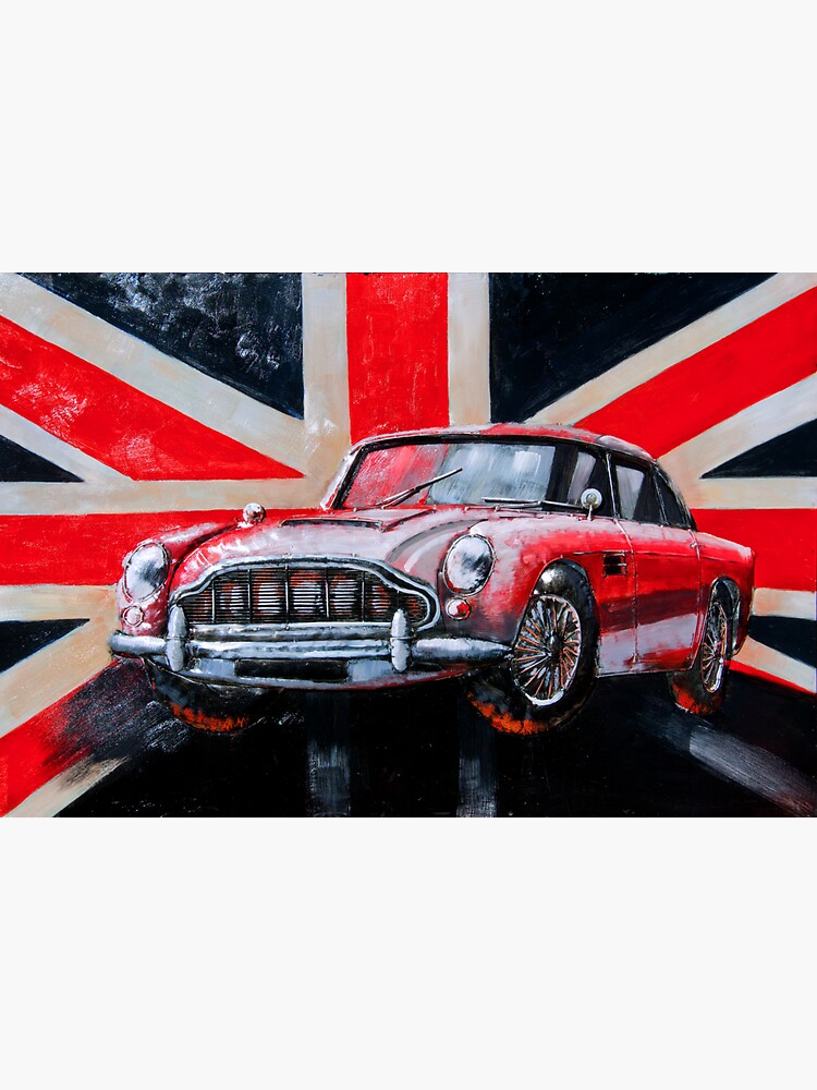 "Aston Martin DB5 Union Jack" Sticker by AndyEvansPhotos | Redbubble