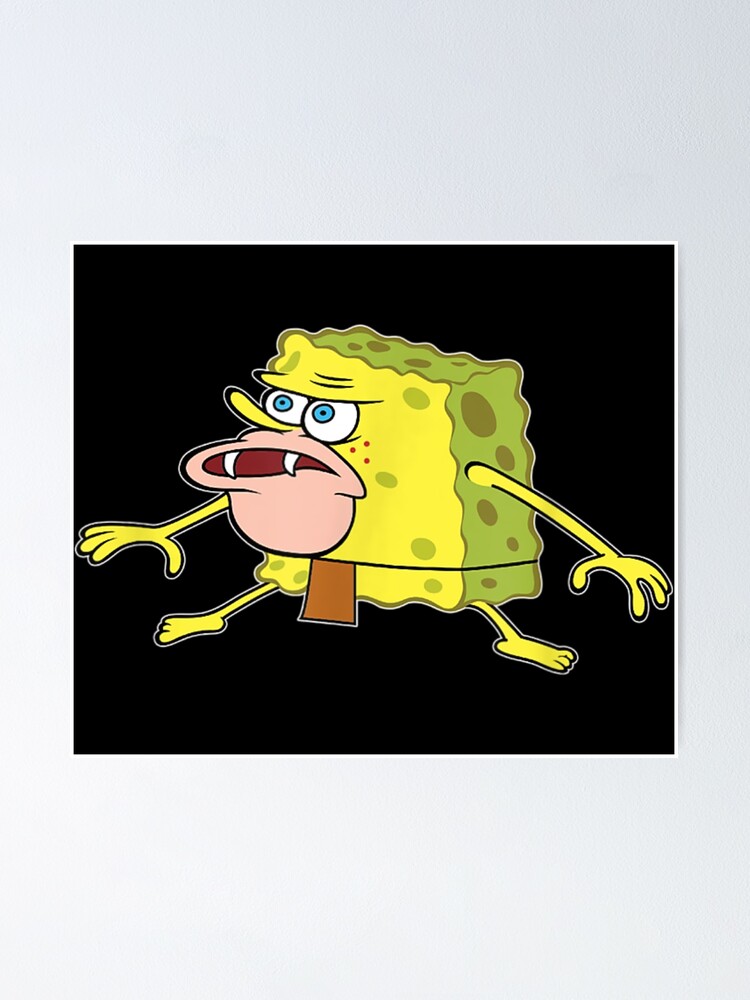 "Caveman Meme" Poster by AlanaDobra | Redbubble