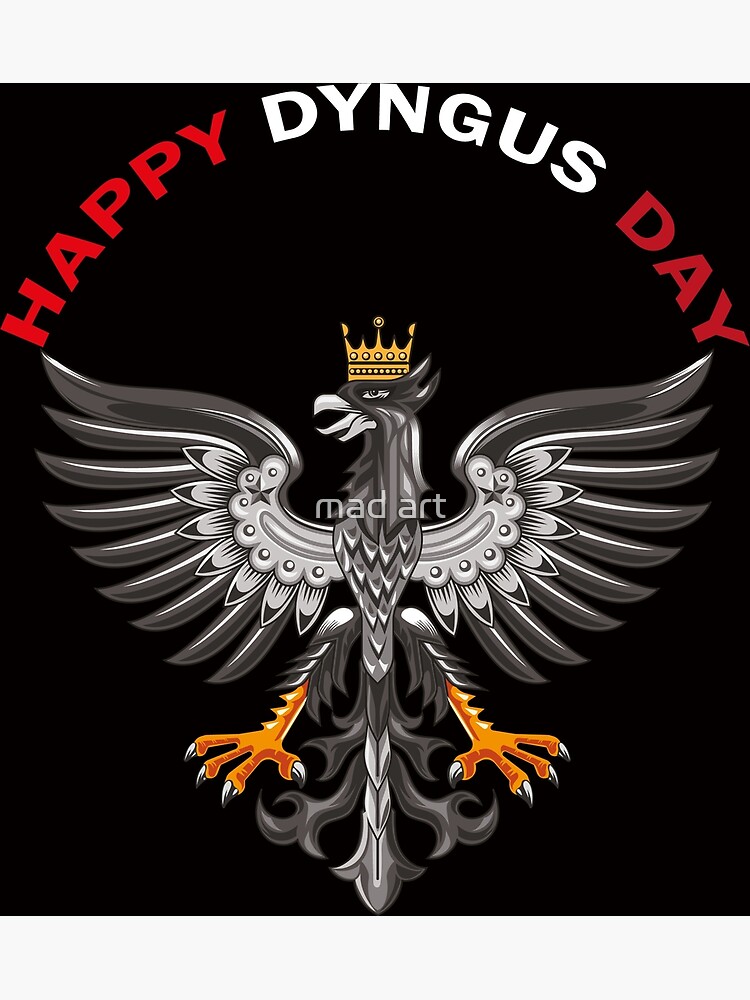 "Happy Dyngus Day - Funny Happy Dyngus Day Polska Polish White Eagle ...