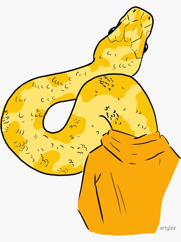 "Snake boi" Sticker by artyizz | Redbubble