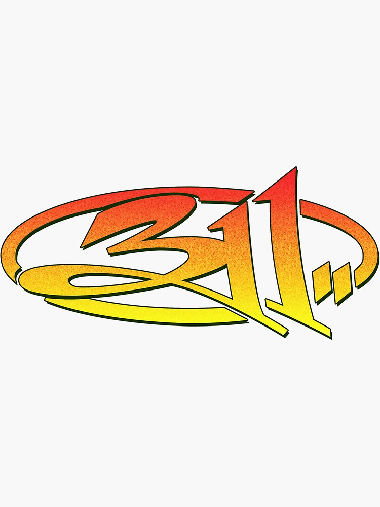 "311 band tour" Sticker for Sale by horor | Redbubble