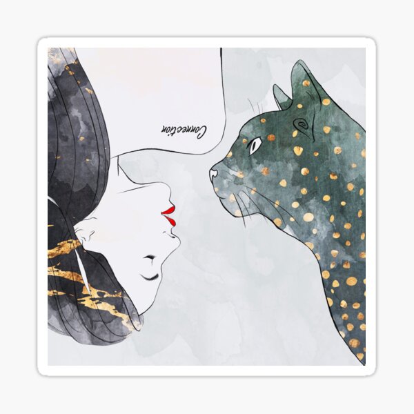 "Connection" Sticker by lugillustration | Redbubble