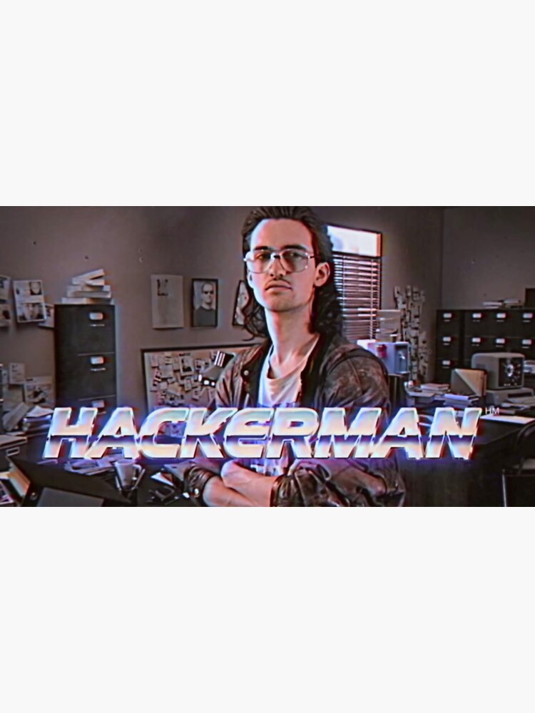 "Hackerman" Sticker for Sale by DoggerPrince | Redbubble