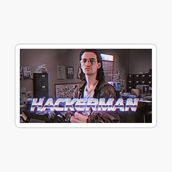 "Hackerman" Sticker for Sale by DoggerPrince | Redbubble