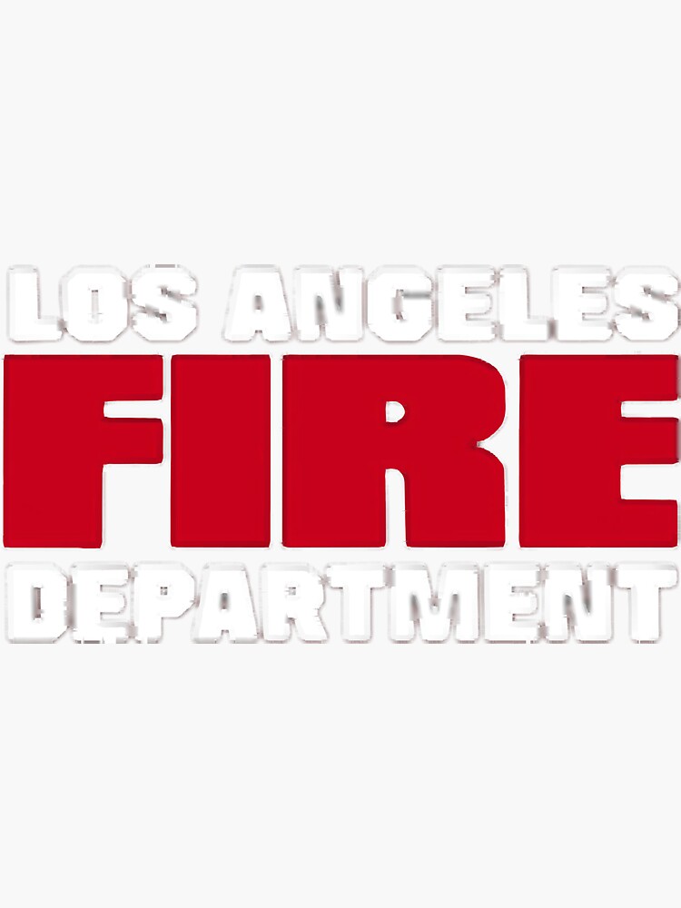 "LAFD 911 on FOX Classic" Sticker for Sale by AnitaJGreenspan | Redbubble