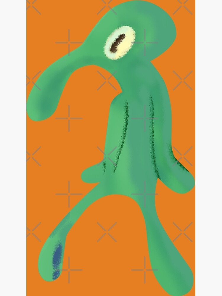 "squidward art - Handsome and Brave" Poster for Sale by Tazadahar ...