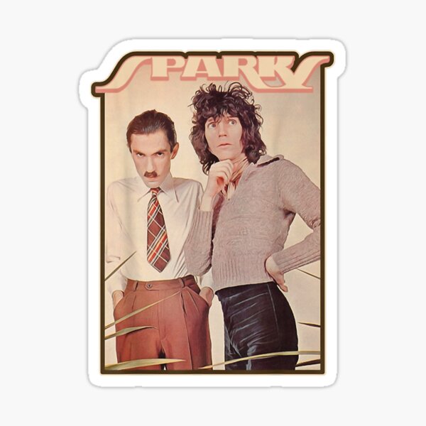 "Retro Sparks Band - Sparks-Band Funny Synths" Sticker by McDark ...