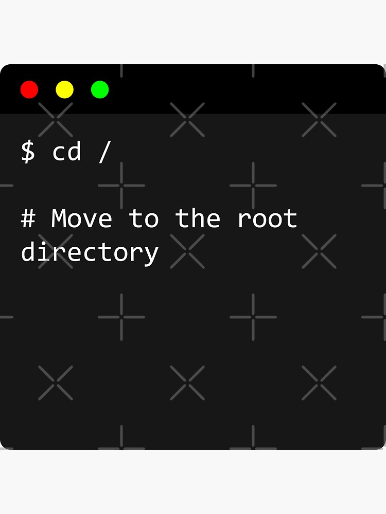  linux Command Cd What Does Cd Do In Terminal Sticker By Typo 