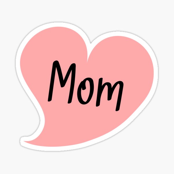 "Love Mum" Sticker by CherieTree | Redbubble